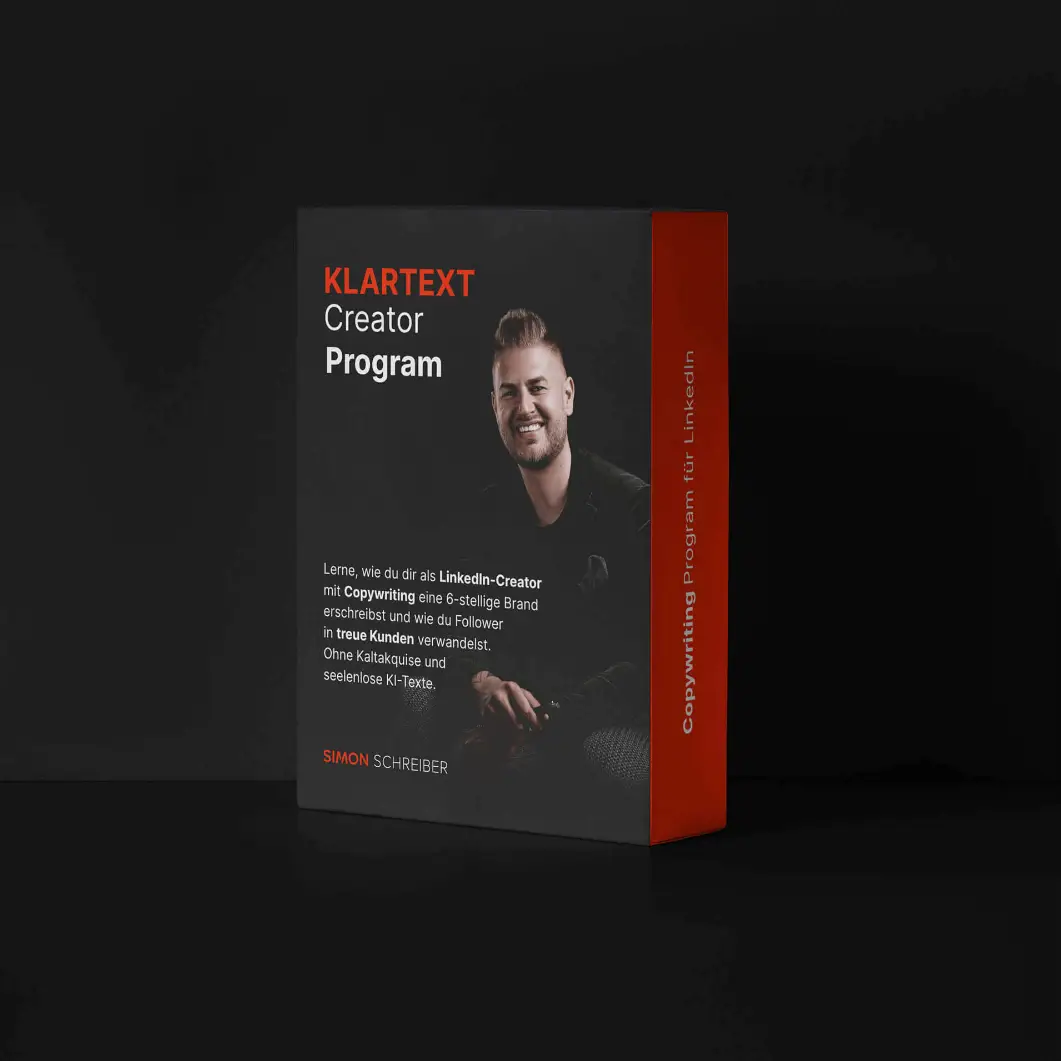 KLARTEXT Creator Program - Anmelden - KLARTEXT Creator Program